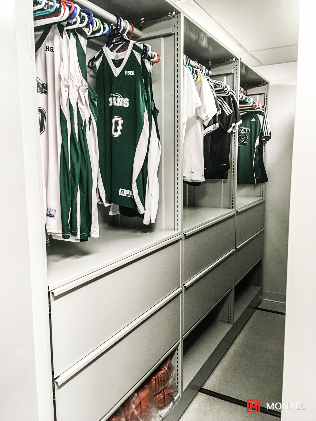 Smart Storage for Sports Facilities | Mobile Shelving Solutions by Montel